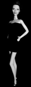 Barbie Sandra (James Bond) - Hair : Black - Barbie Second Life